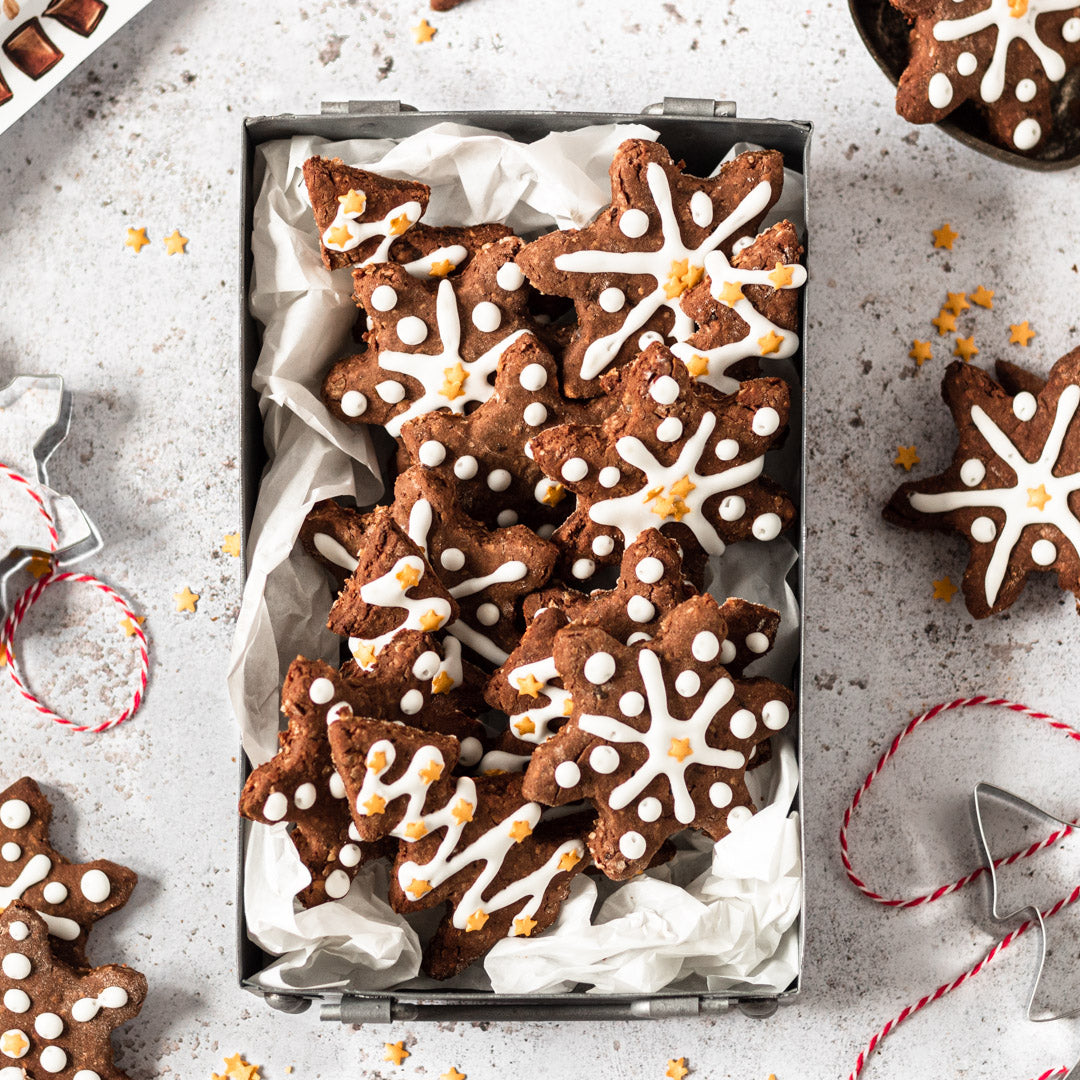Chocolate Gingerbread Christmas Cookies (gf, v) – The Great British ...