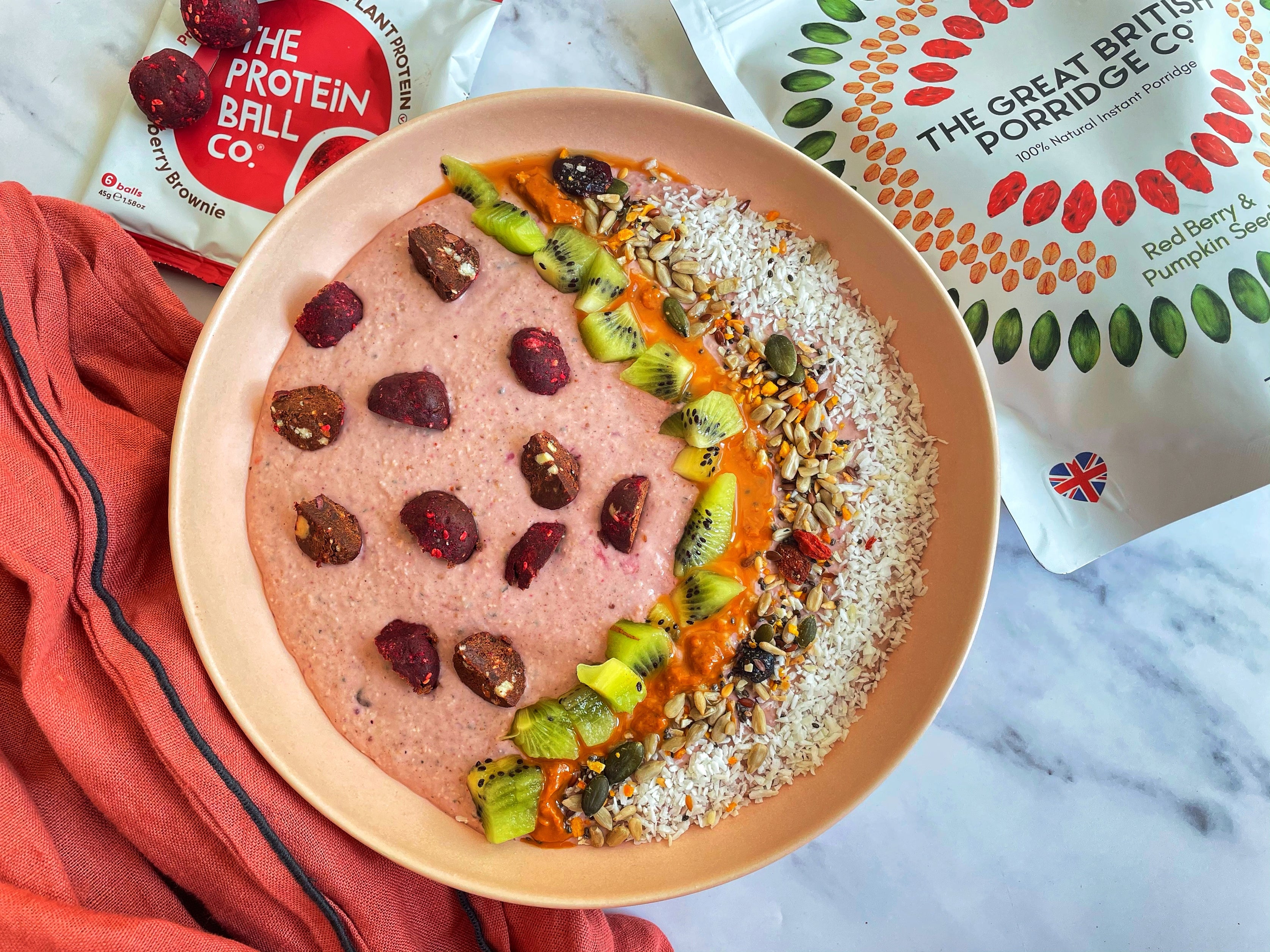 Smoothie bowl porridge – The Great British Porridge Co